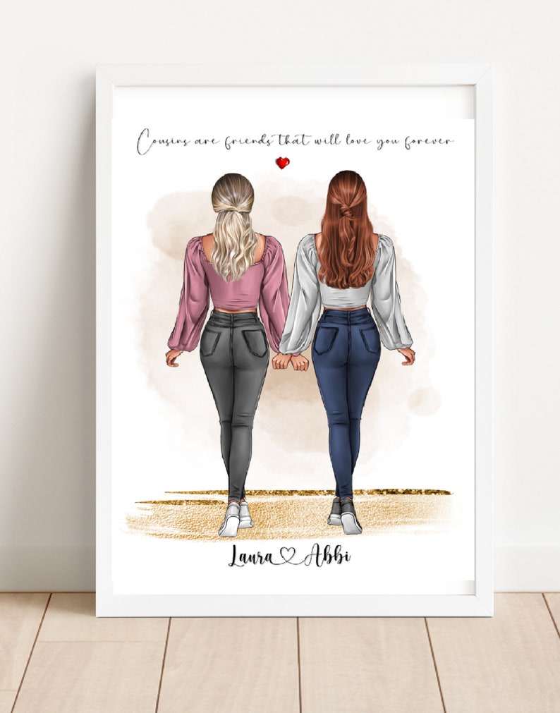 Personalised Gift for Cousin Print for Cousin Birthday Gift - Etsy UK