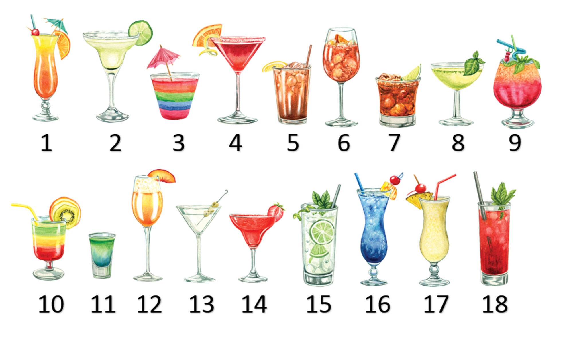 Personalised Cocktail Print Gift for Friends Friends - Etsy