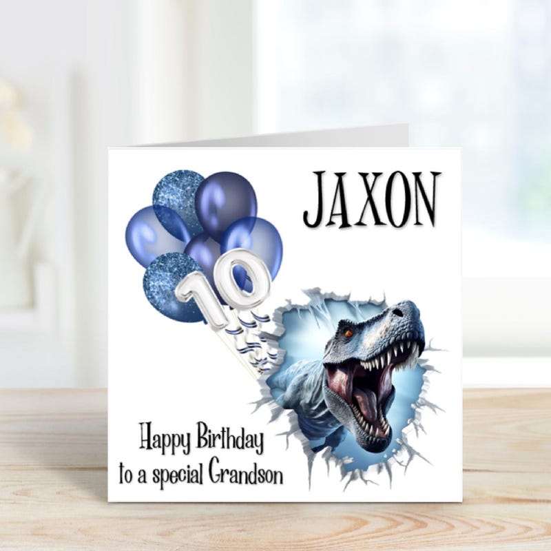 Dinosaur Card - Etsy