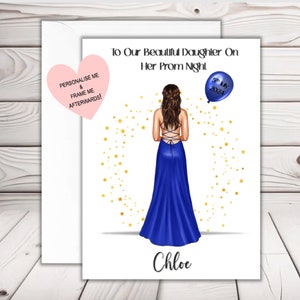 Personalised Prom Card, Prom Gift, Prom Keepsake, Gift for Daughters ...