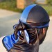 Blue/black Two-tone Silky Durag - Etsy