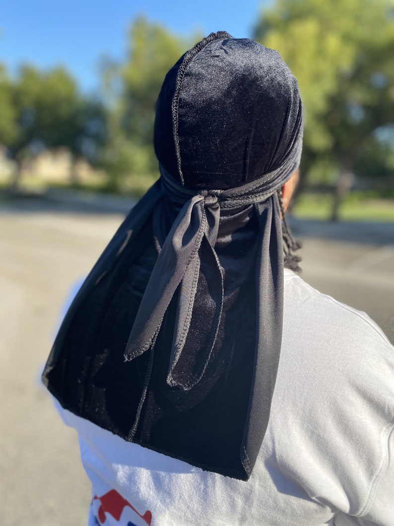 Burgundy Velvet Durag - Etsy