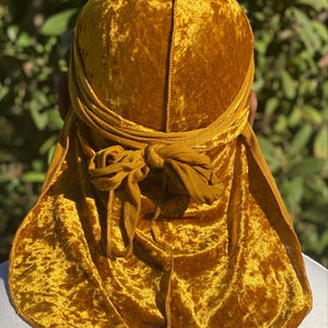 Luxury "gold" Velvet Durag - Etsy