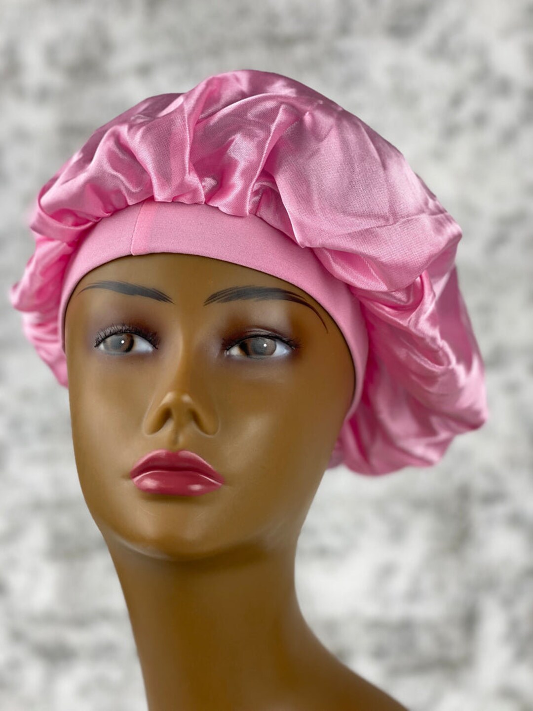 Pink Satin Bonnet - Etsy