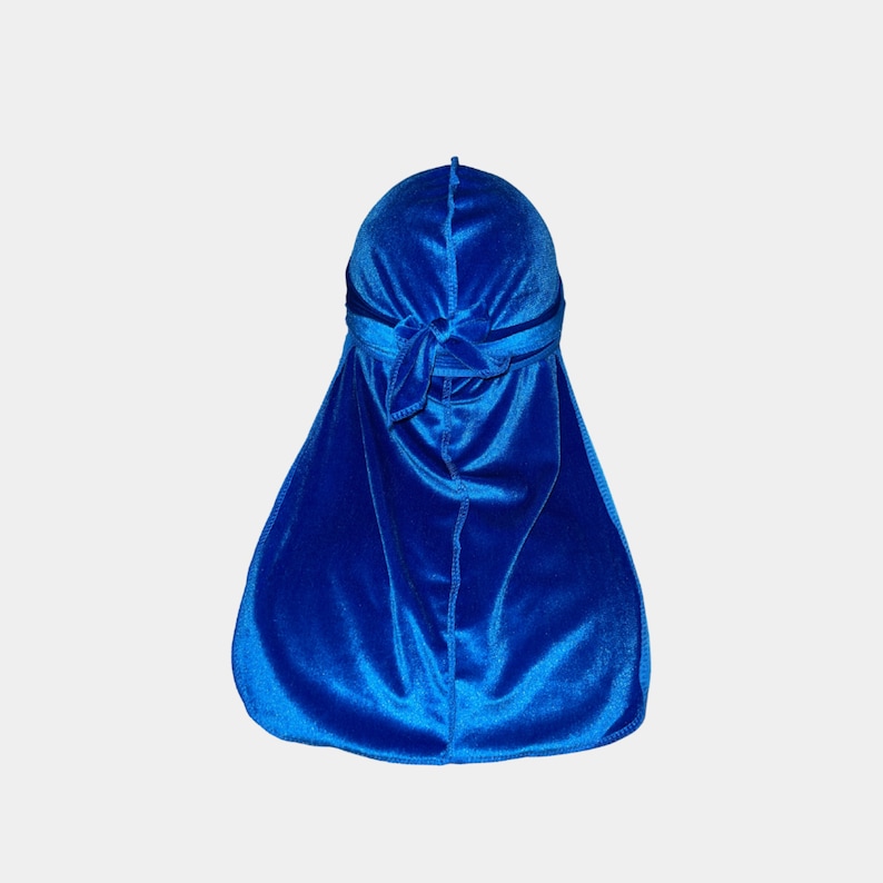 Electric Blue Velvet Durag - Etsy