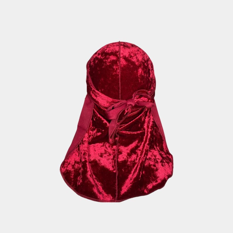Luxury "ruby" Velvet Durag - Etsy