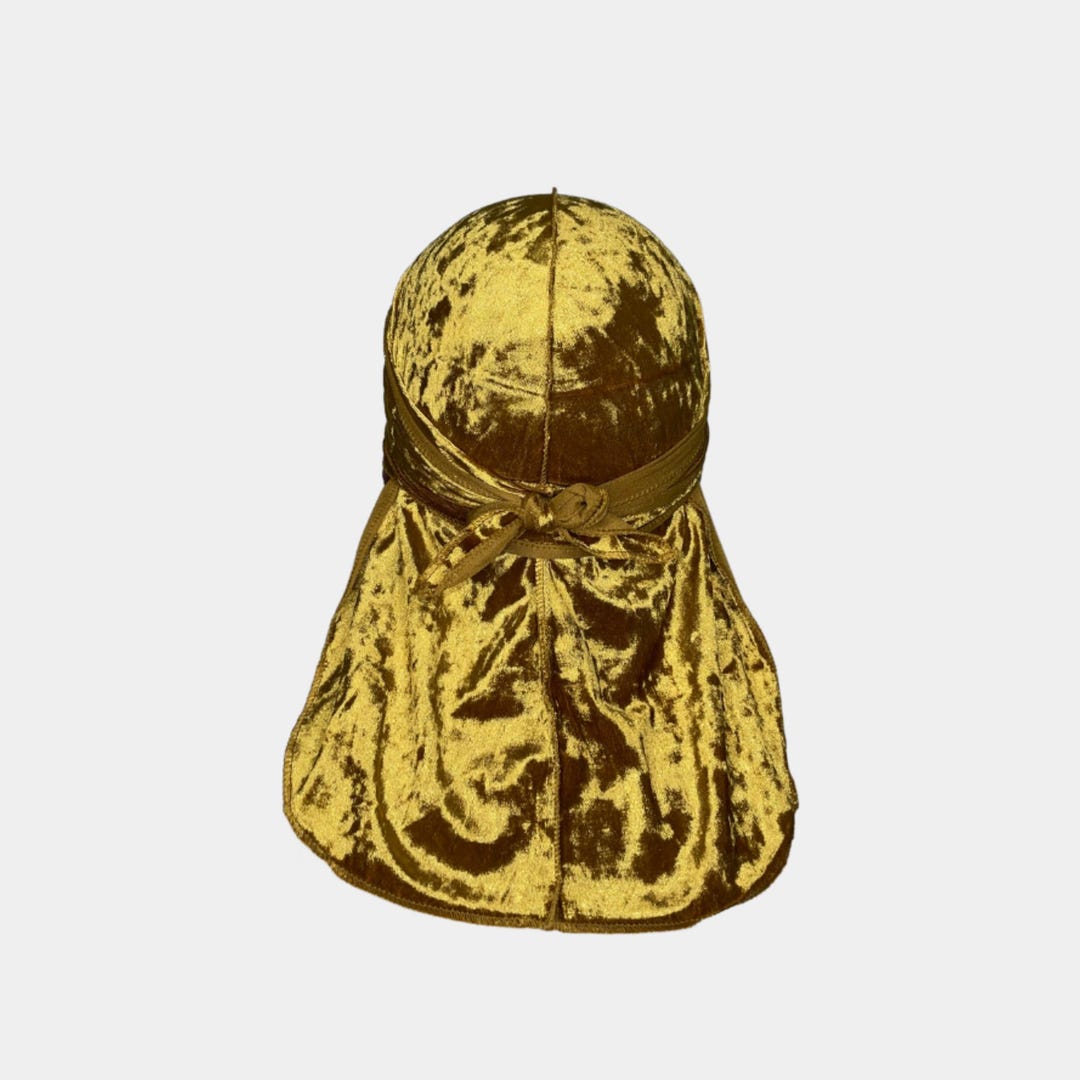 Luxury "gold" Velvet Durag - Etsy
