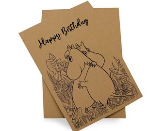 Moomin Greeting Card - Etsy