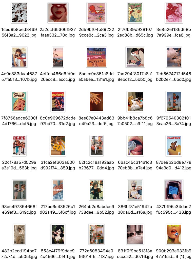 60pcs Vintage Nostalgia Retro Feels DIGITAL Collage Kit - Etsy