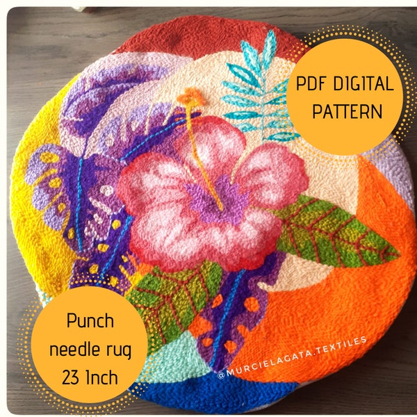 Punch Needle Rug - Etsy