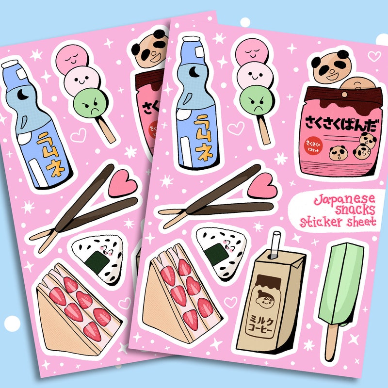 Stickers Kawaii - Etsy