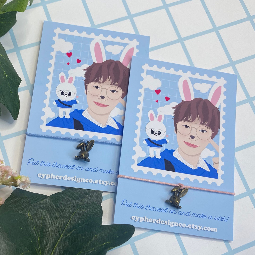 Stray Kids Bracelet, Lee Know Leebit, Wish Bracelet, Gift for Kpop Fan ...
