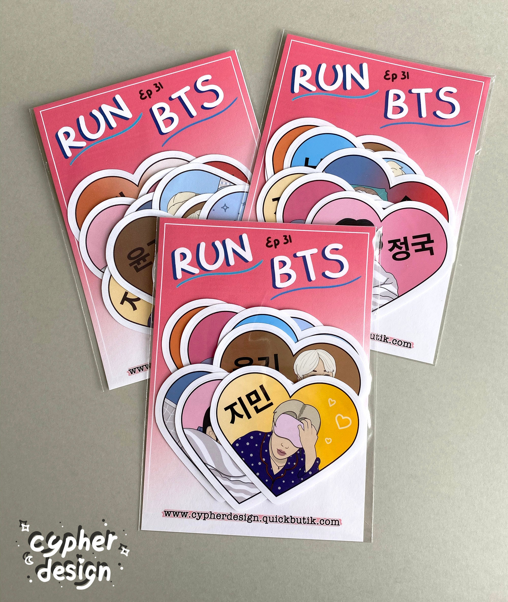 BTS Sticker Pack Bangtan Sonyeondan Run BTS BTS Decal Bts - Etsy