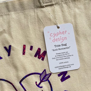 TXT Tote Bag Anti-romantic 100% Cotton Heat Transfer Vinyl, K-pop ...