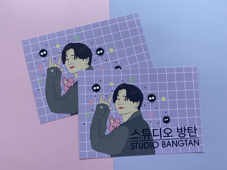 BTS Jungkook, Art Print, Kpop Wall Decor, Bangtan Sonyeondan, Kpop ...