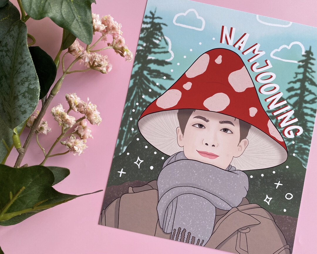 BTS Namjoon, Art Print, Kpop Wall Decor, Bangtan Sonyeondan, Kpop ...