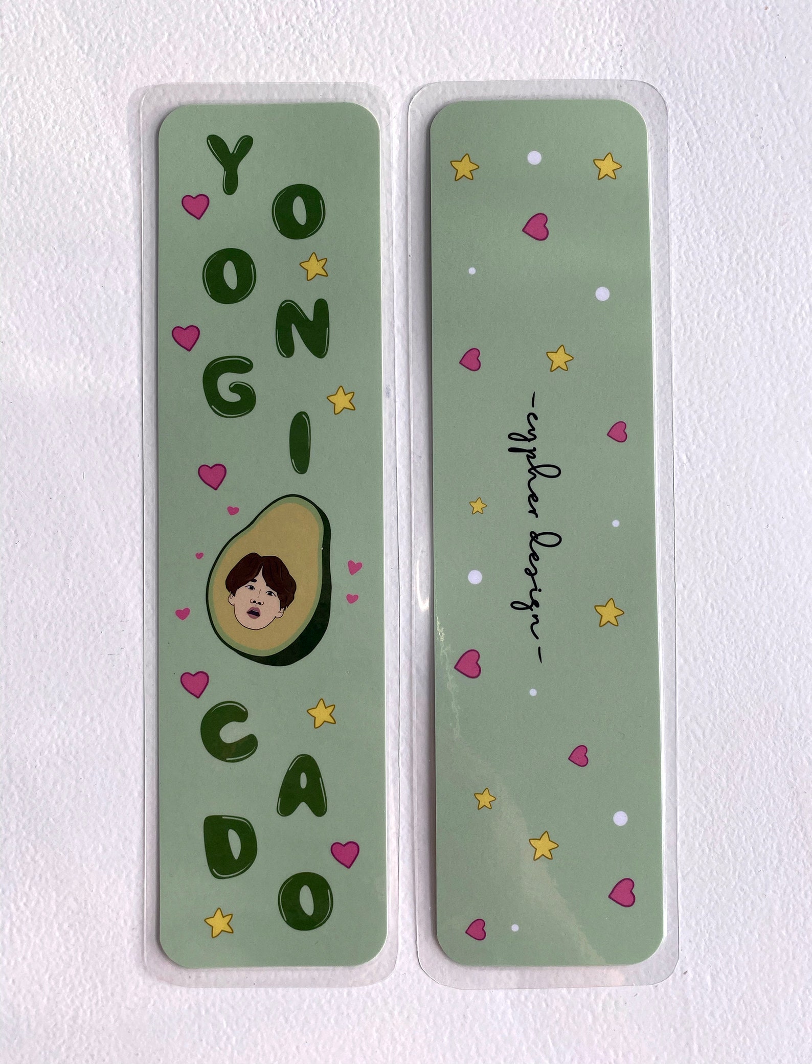 BTS Bookmark Fruit Theme Gift BTS Design Kpop Bookmark | Etsy