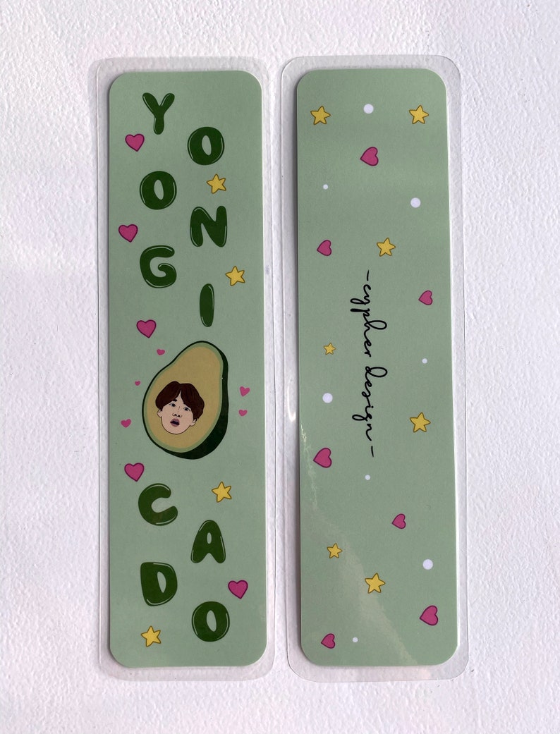 BTS Bookmark Fruit Theme Gift BTS Design Kpop Bookmark | Etsy