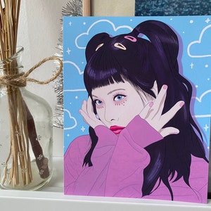 Hyuna Poster, Hyuna Kim Art, Kpop Wall Decor, Kpop Poster, Gift for ...
