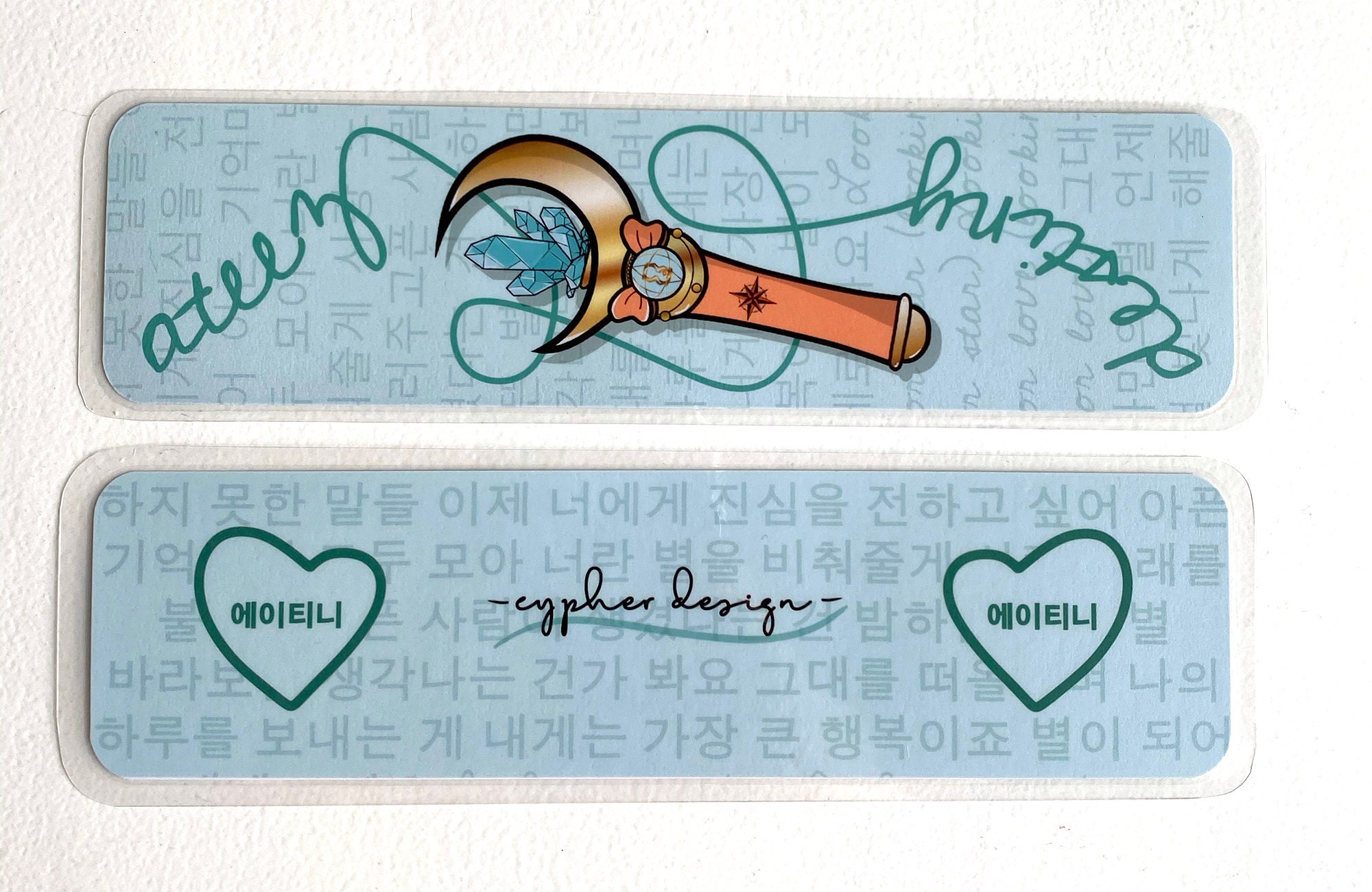 ATEEZ Laminated Bookmark Kpop Bookmark Atiny K-pop Merch - Etsy Sweden