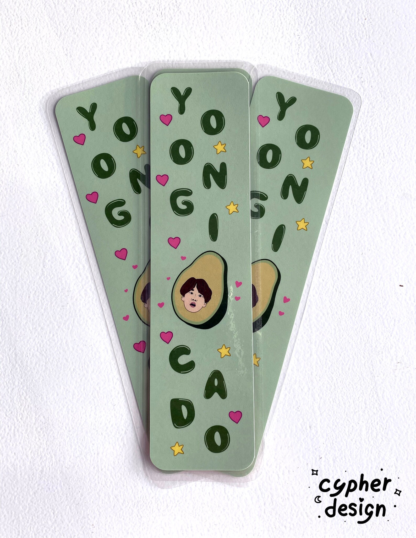 BTS Bookmark Fruit Theme Gift BTS Design Kpop Bookmark | Etsy