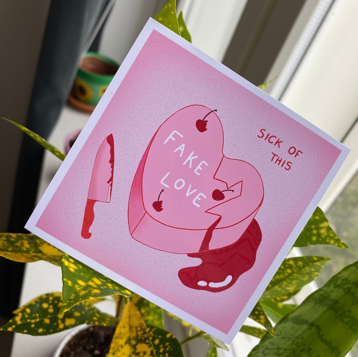 BTS Art Print, Fake Love, Cute Aesthetic, Bangtan Sonyeondan, Kpop Wall ...