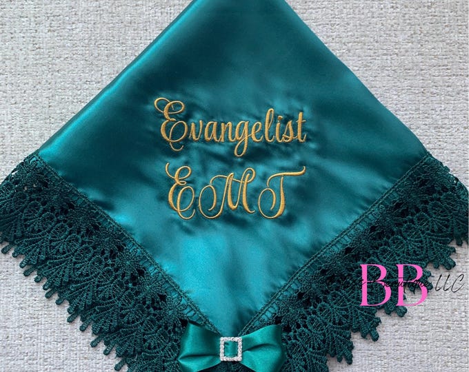 Lap Scarves Personalized Satin & Lace Scarves - Etsy