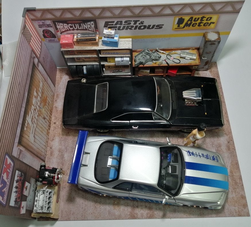 Instant Download Printable Ther Fast & Furious Display Garage 1/18 ...