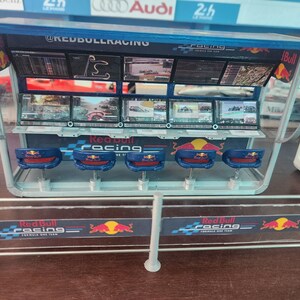 Red Bull F1 Pit Wall Set 1/18 Scale Diorama (handmade Accessory) - Etsy