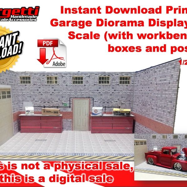 1 24 Scale Garage Diorama Accessories - Etsy