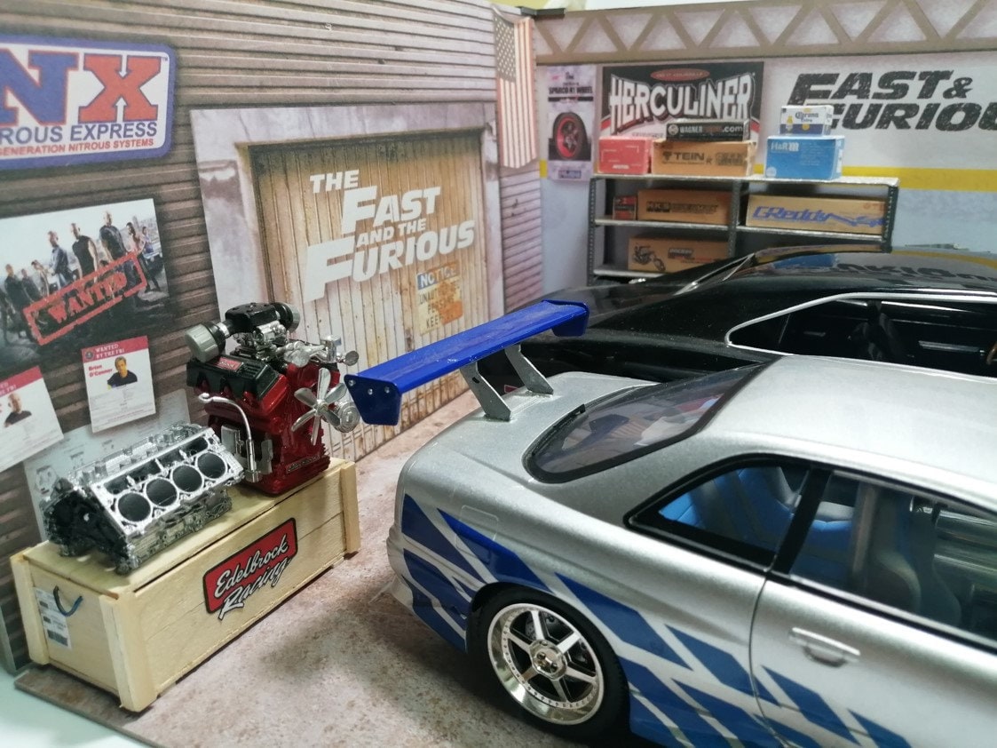 Instant Download Printable Ther Fast & Furious Display Garage 1/18 ...