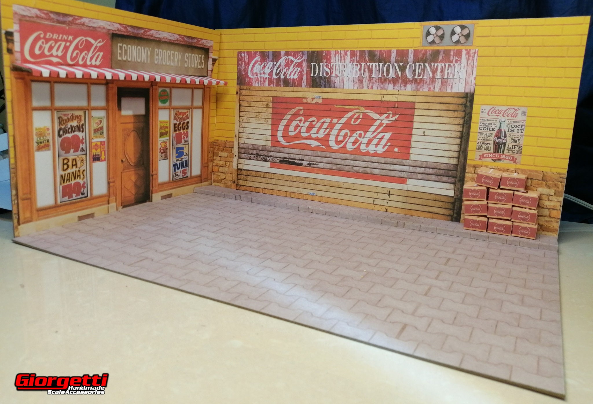 Instant Download Printable Diorama Coca-cola Retro 1/18 Scale - Etsy Canada