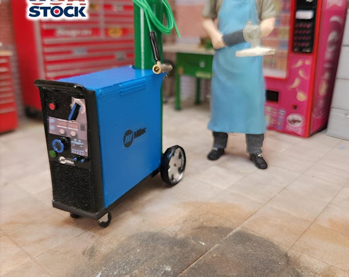 MIG Welding Machine 1/18 Scale Diorama Garage Accessory - Etsy
