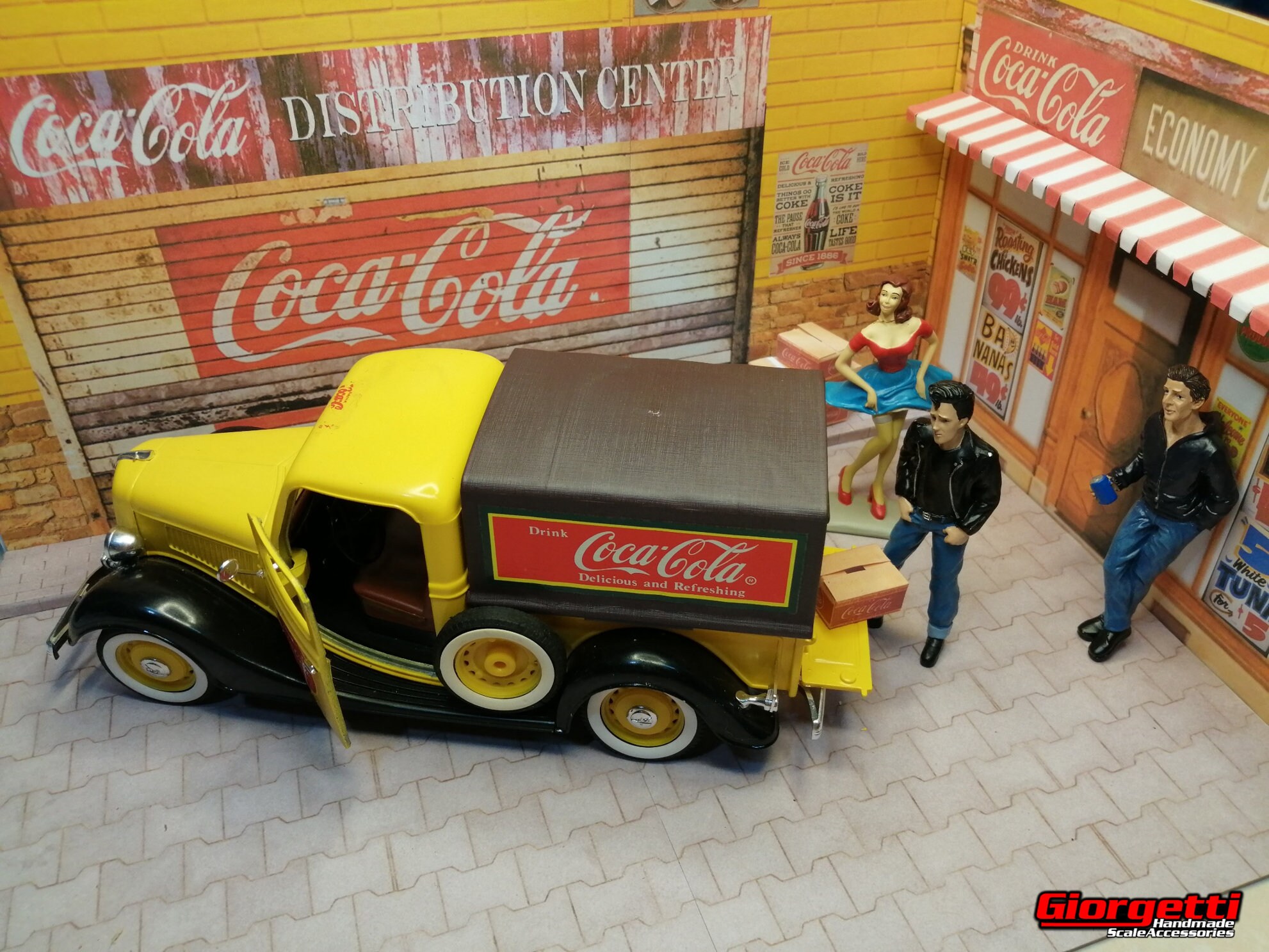 Instant Download Printable Diorama Coca-cola Retro 1/18 Scale - Etsy Canada