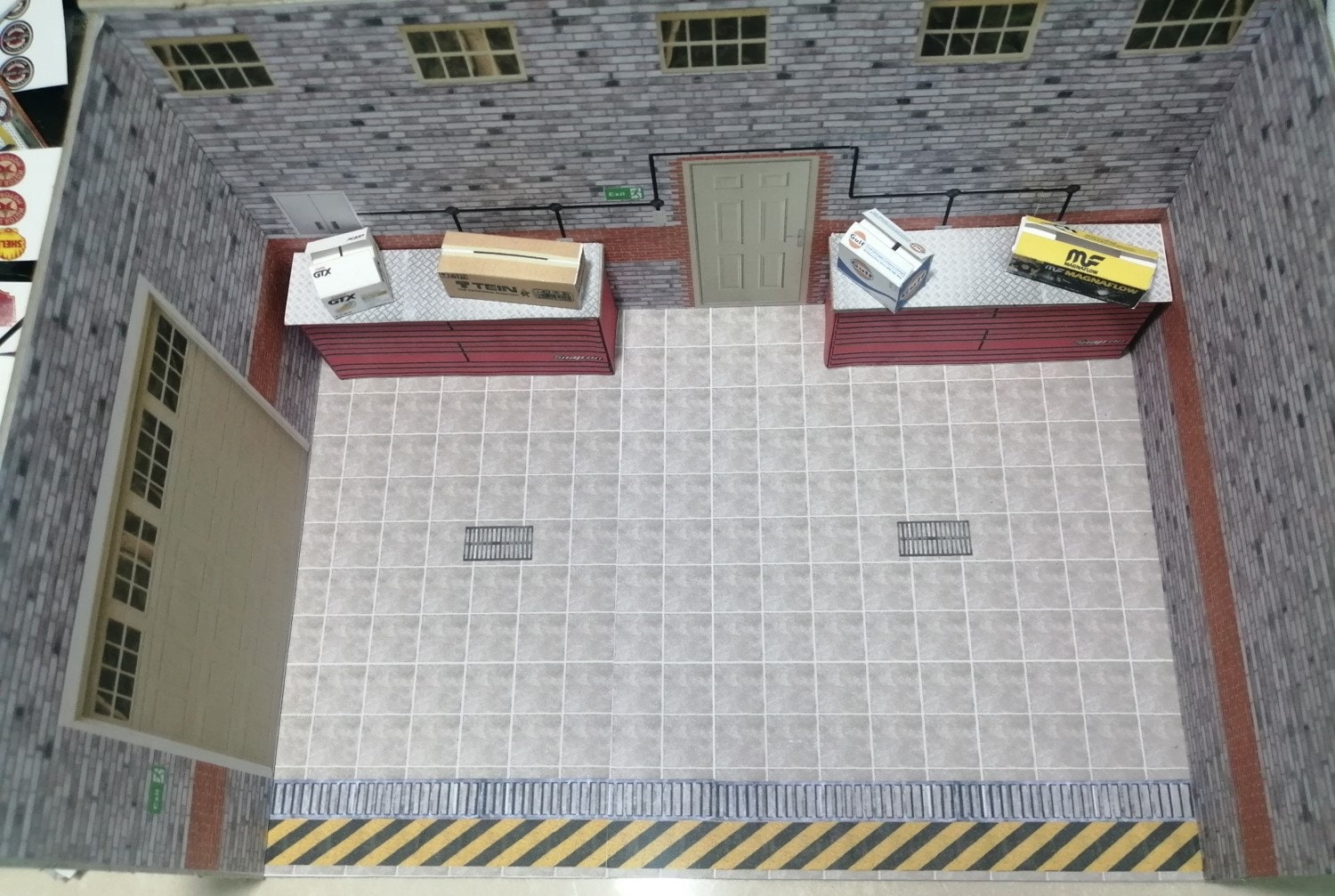 Instant Download Printable Garage Diorama Display 1/24 Scale - Etsy Canada