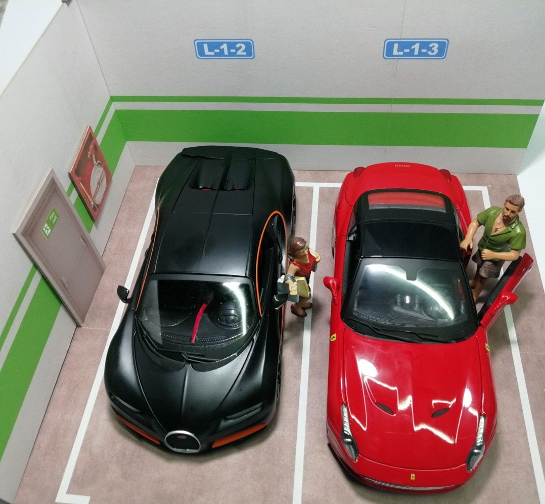 Instant Download Printable Parking Lot Display Garage 1/24 Scale - Etsy