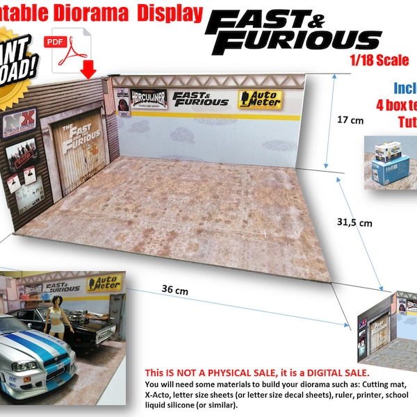 Fast and Furious 18 - Etsy