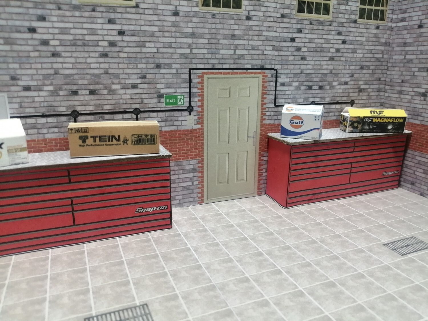 Instant Download Printable Garage Diorama Display 1/24 Scale (with ...