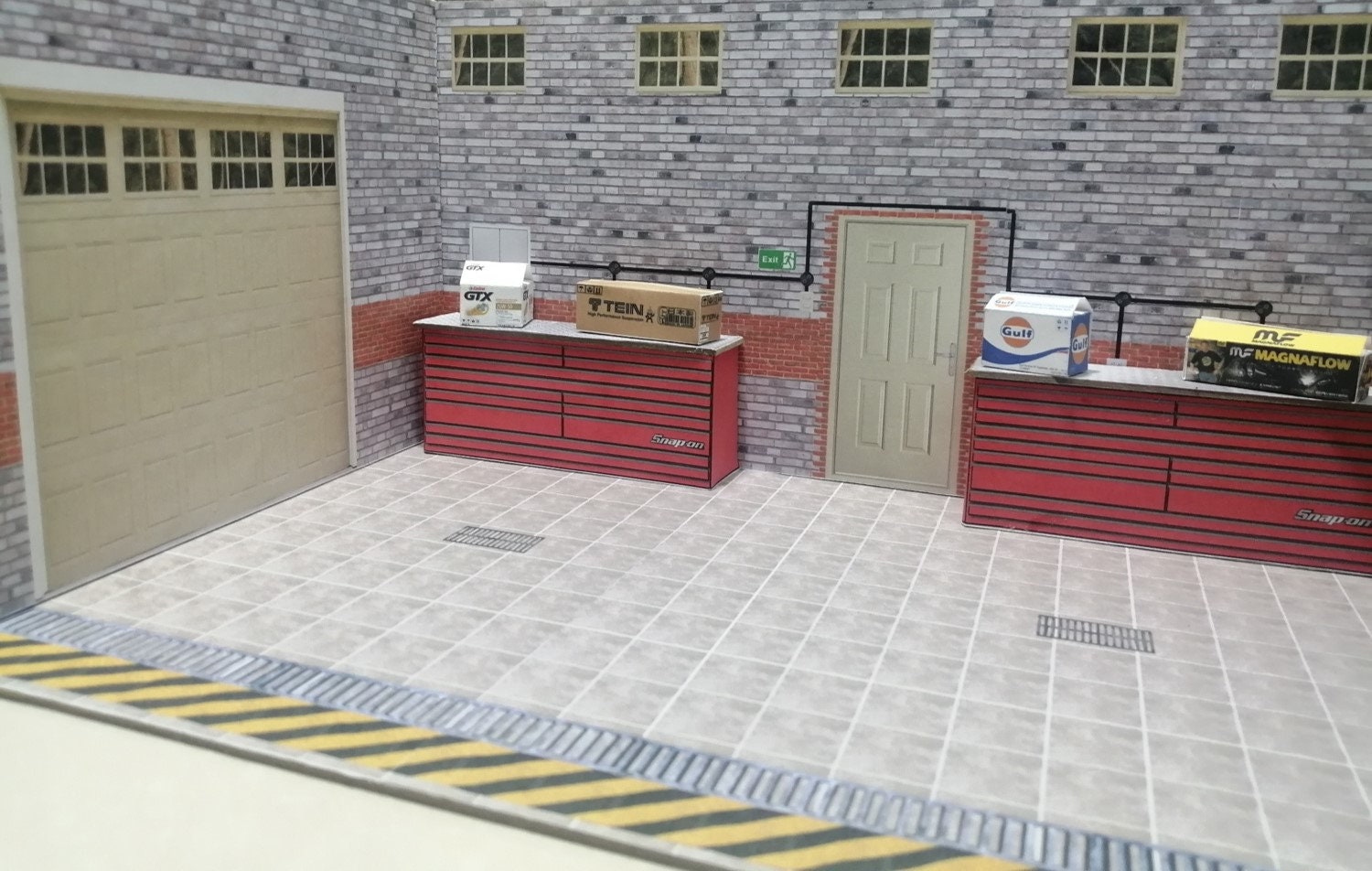 Instant Download Printable Garage Diorama Display 1/24 Scale (with ...