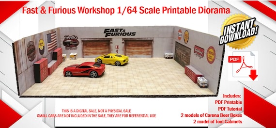 F&F Workshop 1/64 Scale Printable Diorama Instant Download - Etsy