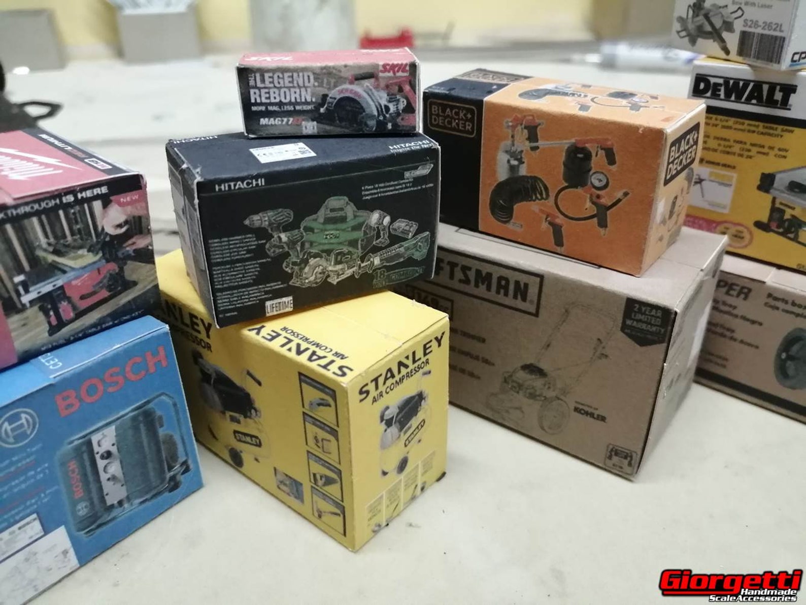 10 Printable Tools Boxes 1/10 1/12 Scale Garage Diorama (digital ...