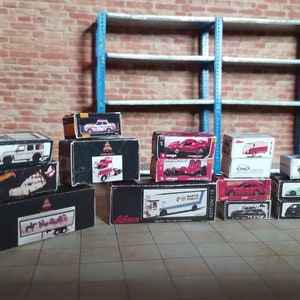 Instant Download Printable Pack 27 1/18 Model Car Boxes at 1/18 Scale ...