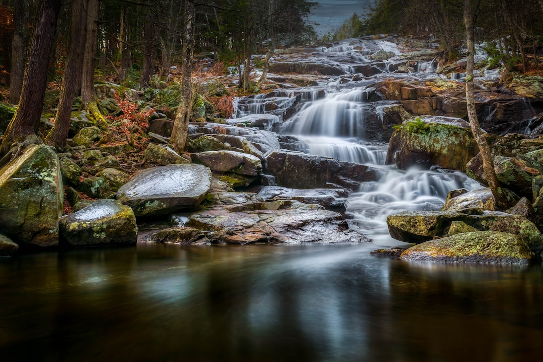 Glendale Falls Waterfall Digital Download Taken in Middlefield MA. This ...