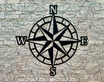 Large Outdoor Wall Compass - Etsy