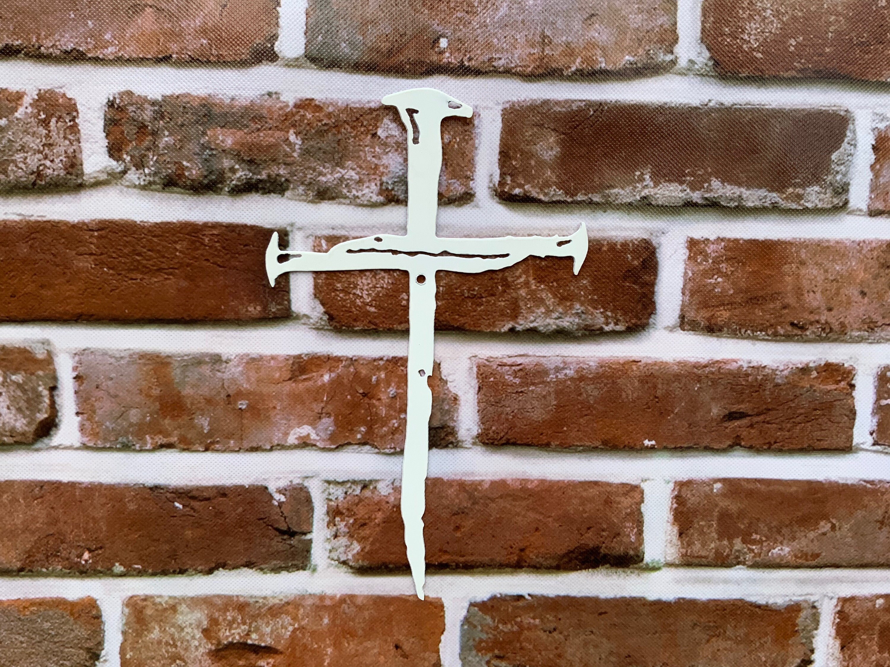 Standing Crucifixion Nailed Spiked Cross Black Metal Cross - Etsy