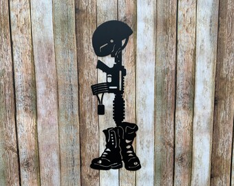 Soldier Metal Art - Etsy