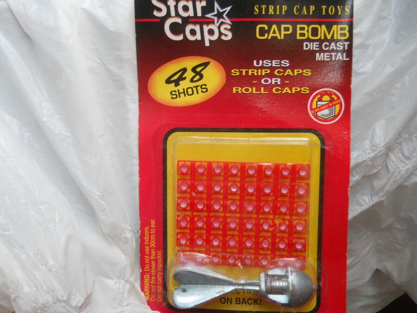 Vintage Carded Cap Bomb Toy Die Cast 48 Strip Caps P10067 | Etsy