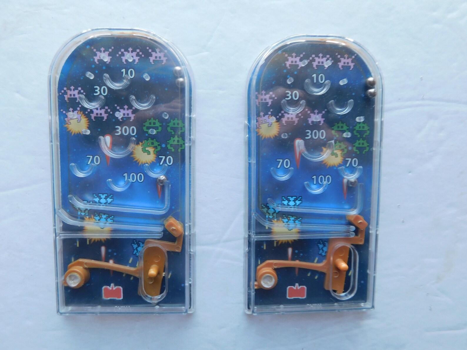 3x Classic Pinball Pocket Arcade Games Handheld Toys Pretend Play Vtg ...