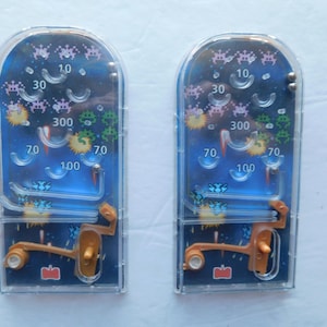 3x Classic Pinball Pocket Arcade Games Handheld Toys Pretend Play Vtg ...