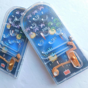 3x Classic Pinball Pocket Arcade Games Handheld Toys Pretend Play Vtg ...